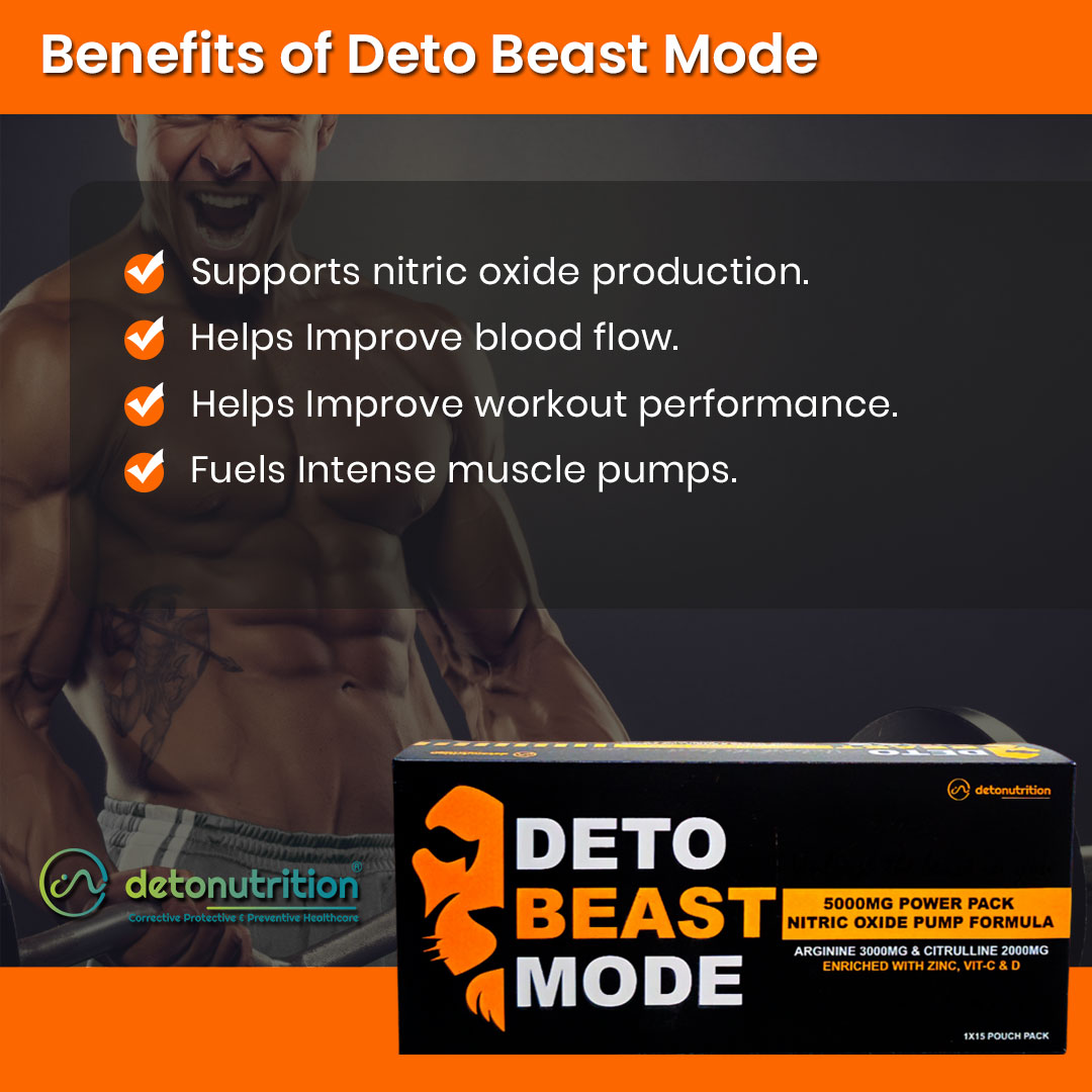 Best Organic Pre-Workout Supplement in India | Detonutrition